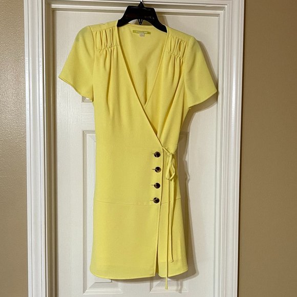 Gianni Bini | Dresses | Gianni Bini Yellow Mini Dress | Poshmark